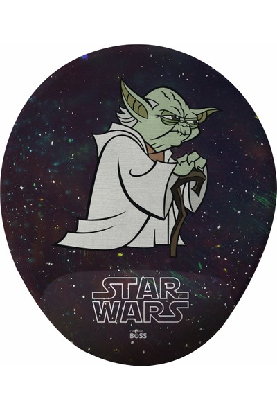 Flipped Yoda Bilek Destekli Tasarım Mouse Pad