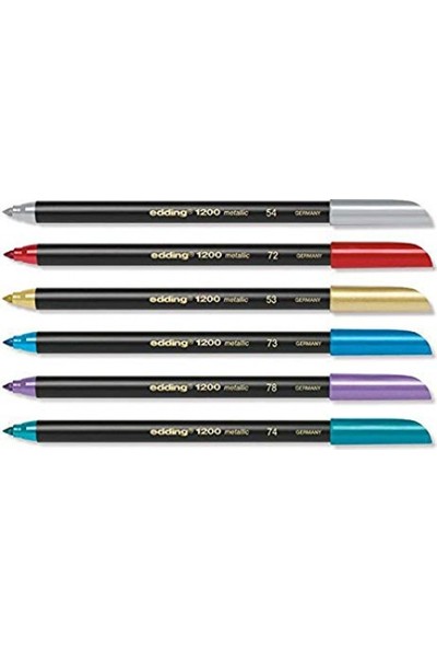 Edding 1200 Keçeli Kalem & 6'lı Met. Set