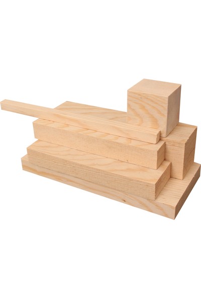 iAhşap Çam Çıta Kereste ve Taslak 2 x 9 x 200 cm 2 Adet