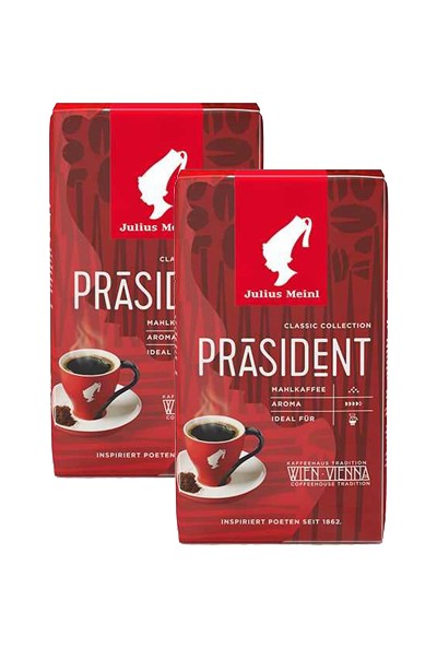 Julius Meinl President Ground Filtre Kahve 250 gr x 2 Adet Julius Meinl President Ground Filtre Kahve 250 gr x 2 Adet