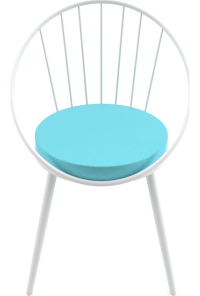 Evdemo Eylül Metal Tel Sandalye Turkuaz Evdemo Eylül Metal Tel Sandalye Turkuaz