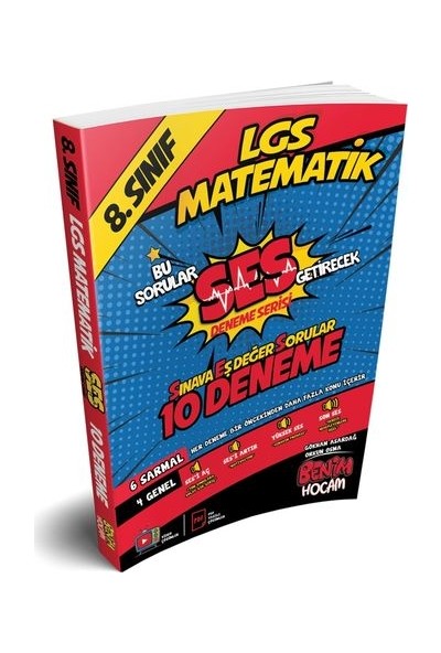 Benim Hocam Yayınları LGS 8.Sınıf Ses Getirecek Matematik 10 Deneme - Orkun Osma Benim Hocam Yayınları LGS 8.Sınıf Ses Getirecek Matematik 10 Deneme - Orkun Osma