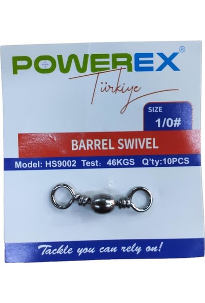 Powerex HS9002 No: 1/0 Ikili Fırdöndü 10'lu Paketli