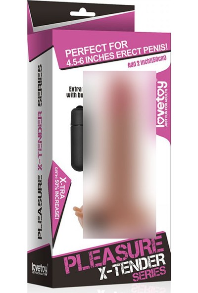 Lovetoy Damarlı Yapılı 5 cm Uzatmalı Titreşimli Penis Kılıf Lovetoy Damarlı Yapılı 5 cm Uzatmalı Titreşimli Penis Kılıf