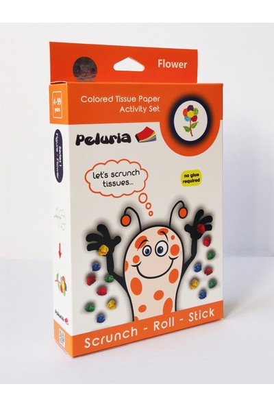 Peluria Pelür Kağıdı Etkinlik Seti - Flower Peluria Pelür Kağıdı Etkinlik Seti - Flower