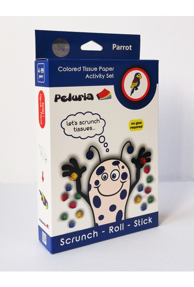 Peluria Pelür Kağıdı Etkinlik Seti - Parrot Peluria Pelür Kağıdı Etkinlik Seti - Parrot
