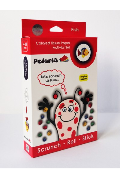 Peluria Pelür Kağıdı Etkinlik Seti - Fish Peluria Pelür Kağıdı Etkinlik Seti - Fish