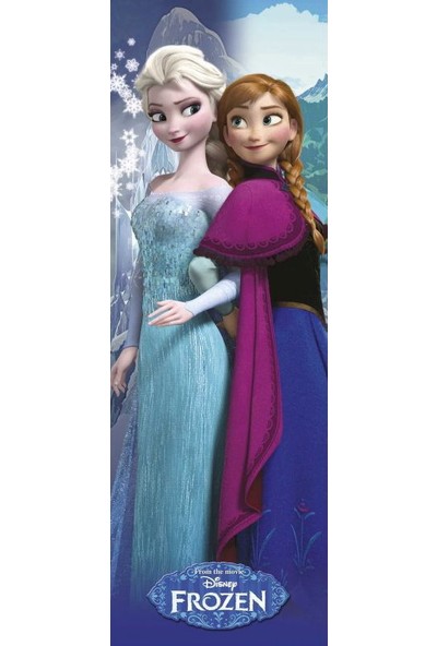 Grupoerik Frozen Anna & Elsa Door Poster Grupoerik Frozen Anna & Elsa Door Poster