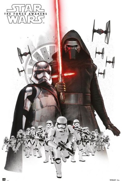 Grupoerik Star Wars Empire White Maxi Poster Grupoerik Star Wars Empire White Maxi Poster