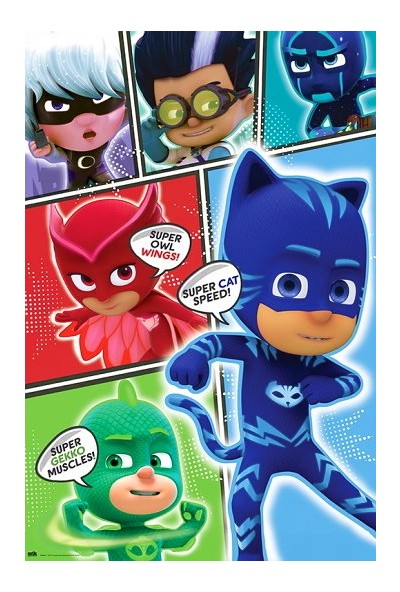Grupoerik Pj Masks Maxi Poster Grupoerik Pj Masks Maxi Poster
