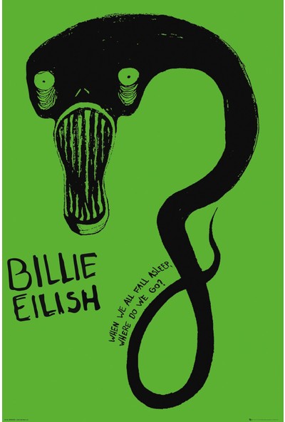 GB Eye Billie Eilish Ghoul Maxi Poster GB Eye Billie Eilish Ghoul Maxi Poster