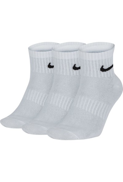 Nike U Nk Everyday Ltwt Ankle 3Pr Unisex Çorap Sx7677-100 Nike U Nk Everyday Ltwt Ankle 3Pr Unisex Çorap Sx7677-100