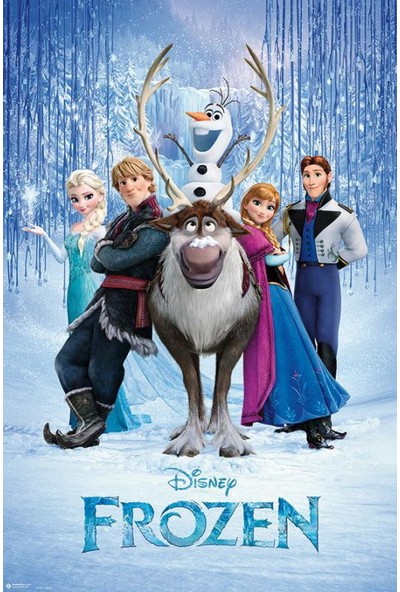 Grupoerik Frozen Characters Maxi Poster Grupoerik Frozen Characters Maxi Poster