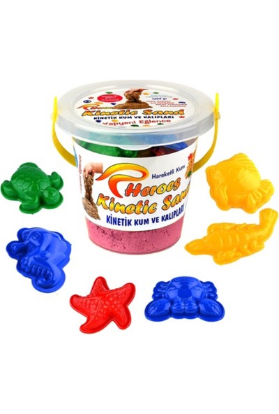 Heroes Kovalı Kinetik Kum 1000 gr - Açık Pembe Heroes Kovalı Kinetik Kum 1000 gr - Açık Pembe
