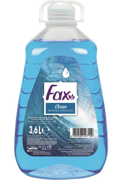 Fax Okyanus Ferahlığı Sıvı Sabun 3,6 lt Fax Okyanus Ferahlığı Sıvı Sabun 3,6 lt