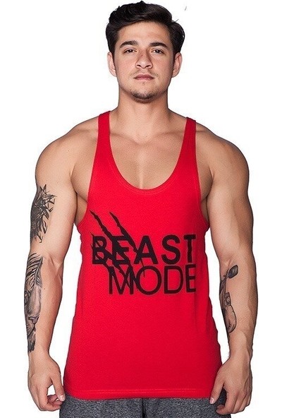 Supplementler Beast Mode Fitness Atleti Kırmızı Supplementler Beast Mode Fitness Atleti Kırmızı