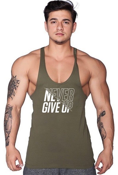 Supplementler Never Give Up Fitness Atleti Yeşil Supplementler Never Give Up Fitness Atleti Yeşil