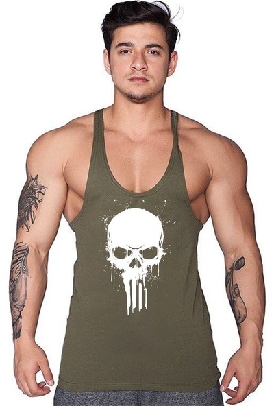 Supplementler Skull Fitness Atleti Yeşil