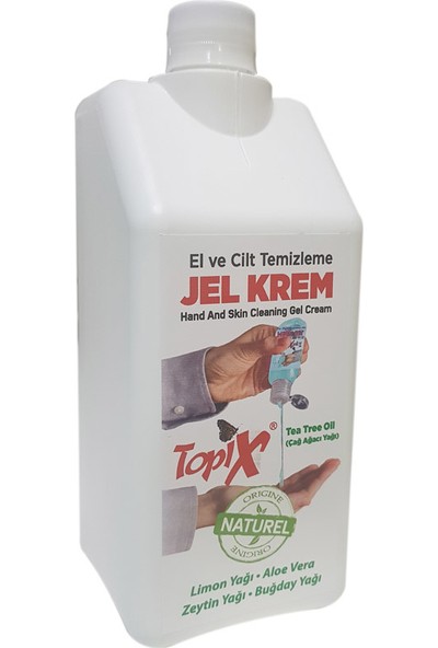 Topix El ve Cilt Temizleme Jeli Alkolsüz 1 lt