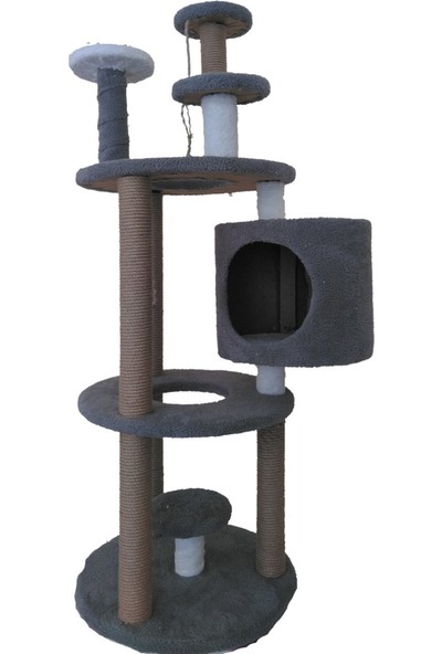 Mert Kedi Evi Katlı Silindir Yuvalı Lüks Kedi Evi Mert Kedi Evi Katlı Silindir Yuvalı Lüks Kedi Evi