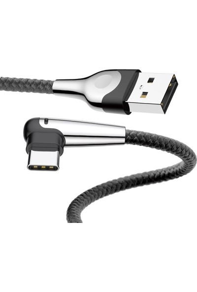 Baseus Mvp Type-C Led Işıklı Şarj Kablosu 3.0A 1 m Siyah - CATMVP-D01 Baseus Mvp Type-C Led Işıklı Şarj Kablosu 3.0A 1 m Siyah - CATMVP-D01