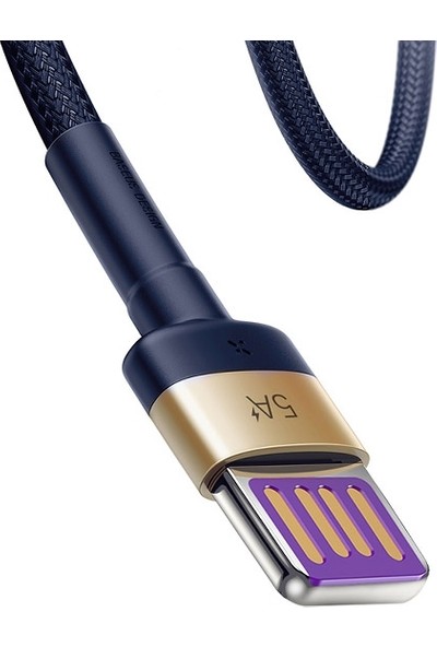 Baseus Cafule Hw USB Type C40W Hızlı Şarj USB Kablo Halat Kablo Lacivert - CATKLF-PV3 Baseus Cafule Hw USB Type C40W Hızlı Şarj USB Kablo Halat Kablo Lacivert - CATKLF-PV3