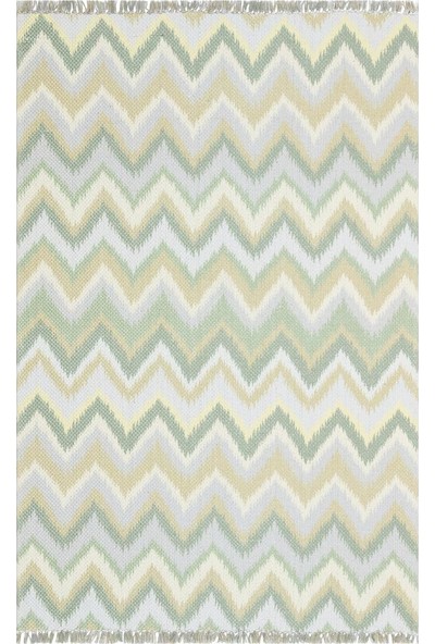 Eko Halı Bodrum Kilim Bd 03 Olive Yıkanabilir-Çift Taraflı-Yolluk