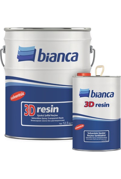 Bianca 3D Resin Epoksi Şeffaf Reçine 2,5 kg Bianca 3D Resin Epoksi Şeffaf Reçine 2,5 kg