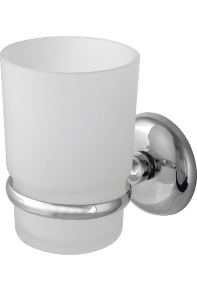 Kapkacakal Krom Diş Fırçalık Plastik Bardak