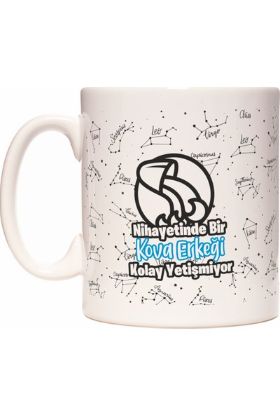 Rock'n Fox Nihayetinde Bir Kova Burcu Erkeği Kolay Yetişmiyor Burç Tasarım Kupa Bardak Rock'n Fox Nihayetinde Bir Kova Burcu Erkeği Kolay Yetişmiyor Burç Tasarım Kupa Bardak