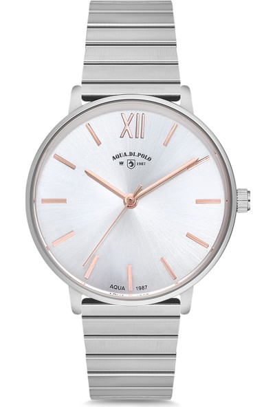 Aqua di Polo Kadın Gümüş Metal Kordonlu Analog Kol Saati A5523 Aqua di Polo Kadın Gümüş Metal Kordonlu Analog Kol Saati A5523