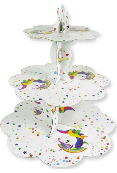 Acar Süs Unicorn Cupcake Standı Acar Süs Unicorn Cupcake Standı