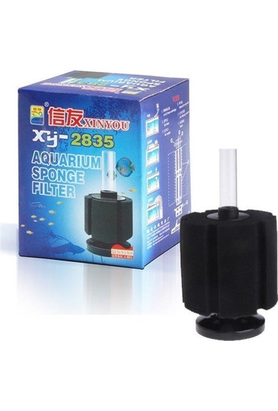 Xinyou XY-2835 Biyolojik Sünger Üretim Filtresi Ø5,5 x 3,8 Xinyou XY-2835 Biyolojik Sünger Üretim Filtresi Ø5,5 x 3,8