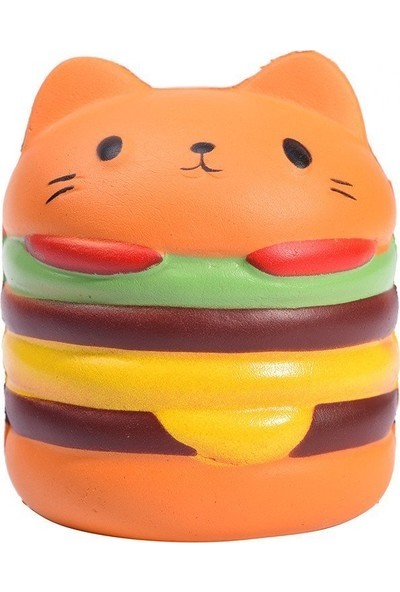 Buldum Squishy Büyük Boy Hamburger Sık-Bırak Oyuncak Buldum Squishy Büyük Boy Hamburger Sık-Bırak Oyuncak