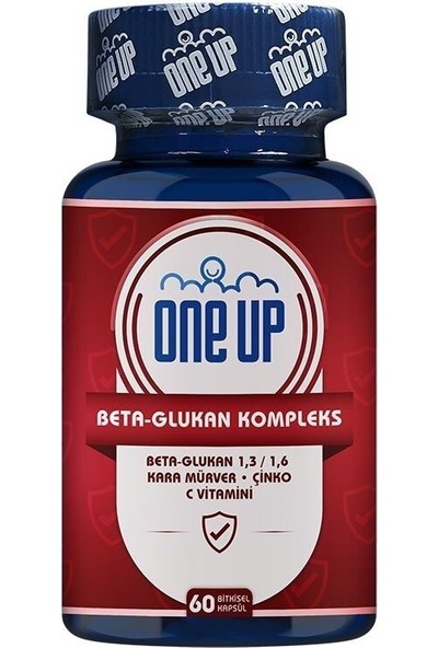 One Up Beta-Glukan Kompleks 60 Kapsül One Up Beta-Glukan Kompleks 60 Kapsül