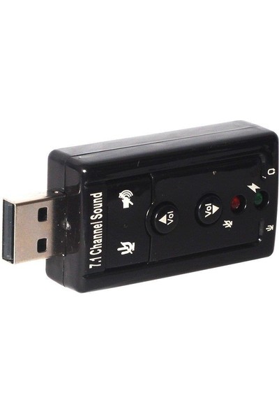Powermaster USB 2.0 Ses Kartı 7.1ch