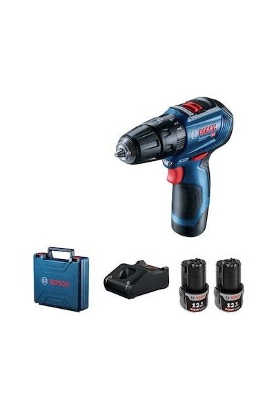 Bosch Gsb 12V-30 Çift Akülü Darbeli Delme Vidalama Bosch Gsb 12V-30 Çift Akülü Darbeli Delme Vidalama