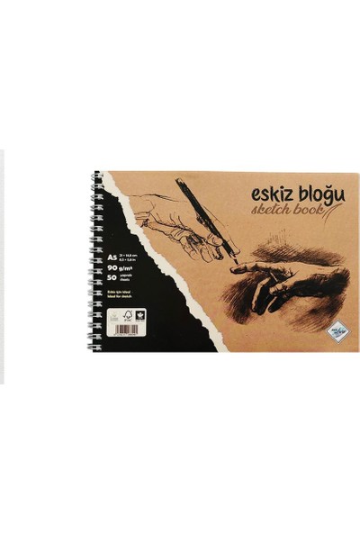Art Liva Dokulu Eskiz Defteri 50 Sayfa A5 90 gr Art Liva Dokulu Eskiz Defteri 50 Sayfa A5 90 gr
