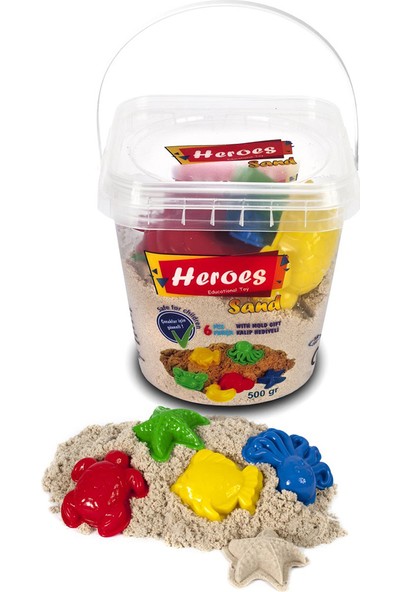 Heroes Kovalı Kinetik Kum 500 gr Naturel