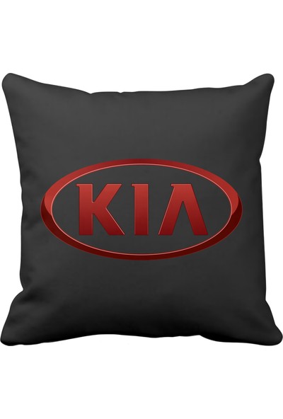 Asr Kia Saten Araç Yastığı Siyah ve Ahşap Anahtarlık