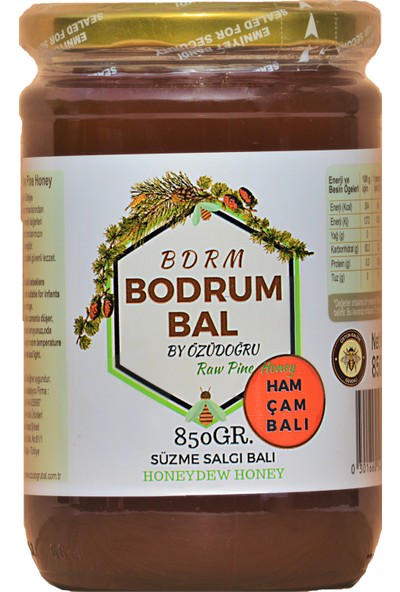 Bdrm Bodrum Bal by Özüdoğru Ham Çam Balı 850 G