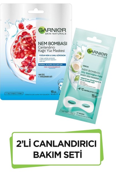 Garnier 2'li Canlandırıcı Bakım Seti