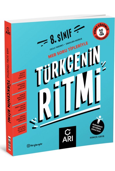 Arı Yayıncılık Türkçenin Ritmi 8 Sınıf Arı Yayıncılık Türkçenin Ritmi 8 Sınıf