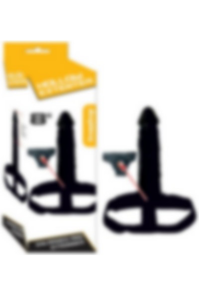 Loveshop Ucu 8 cm Dolgu Içi Boş 20 cm Belden Bağlamalı Protez Siyah Penis Loveshop Ucu 8 cm Dolgu Içi Boş 20 cm Belden Bağlamalı Protez Siyah Penis