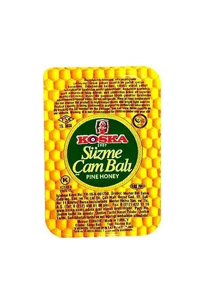 Koska Piknik Çam Balı - 20 gr x 100 Adet Koska Piknik Çam Balı - 20 gr x 100 Adet