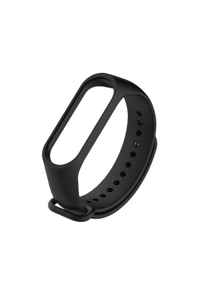 Kyver Xiaomi Mi Band 3 - Mi Band 4 Akıllı Bileklik Kordon Kayış Siyah Kyver Xiaomi Mi Band 3 - Mi Band 4 Akıllı Bileklik Kordon Kayış Siyah