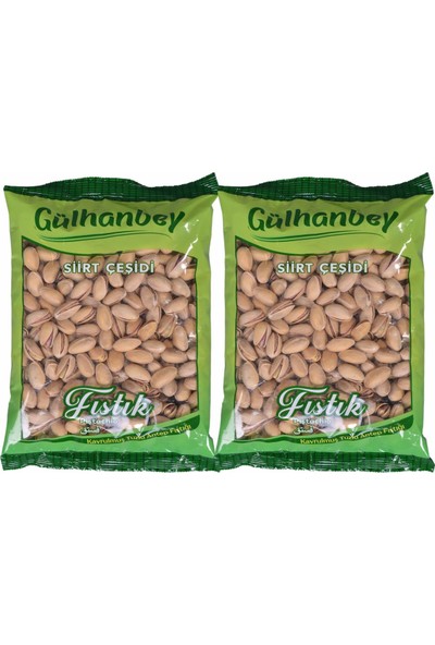Gülhanbey %99 Ana Çatlak Duble Siirt Fıstığı 1 kg Özel Kavrulmuş