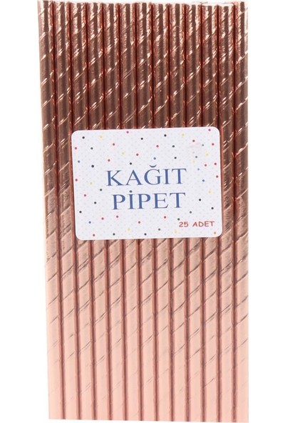 Beysüs Pipet Kağıt Pose Gold 25'li