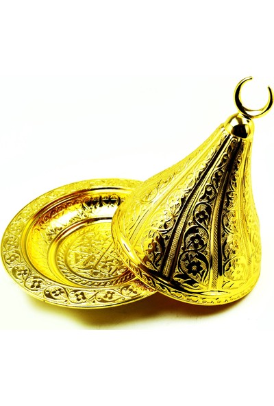 Pologift Döküm Dekoratif Altın Rengi Şekerlik Obje