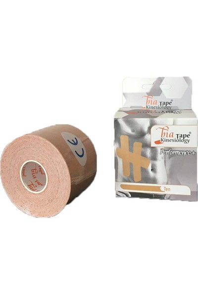 Bia Tape Kinesio Sporcu Bandı 5 cm x 5 M Ten Rengi Bia Tape Kinesio Sporcu Bandı 5 cm x 5 M Ten Rengi